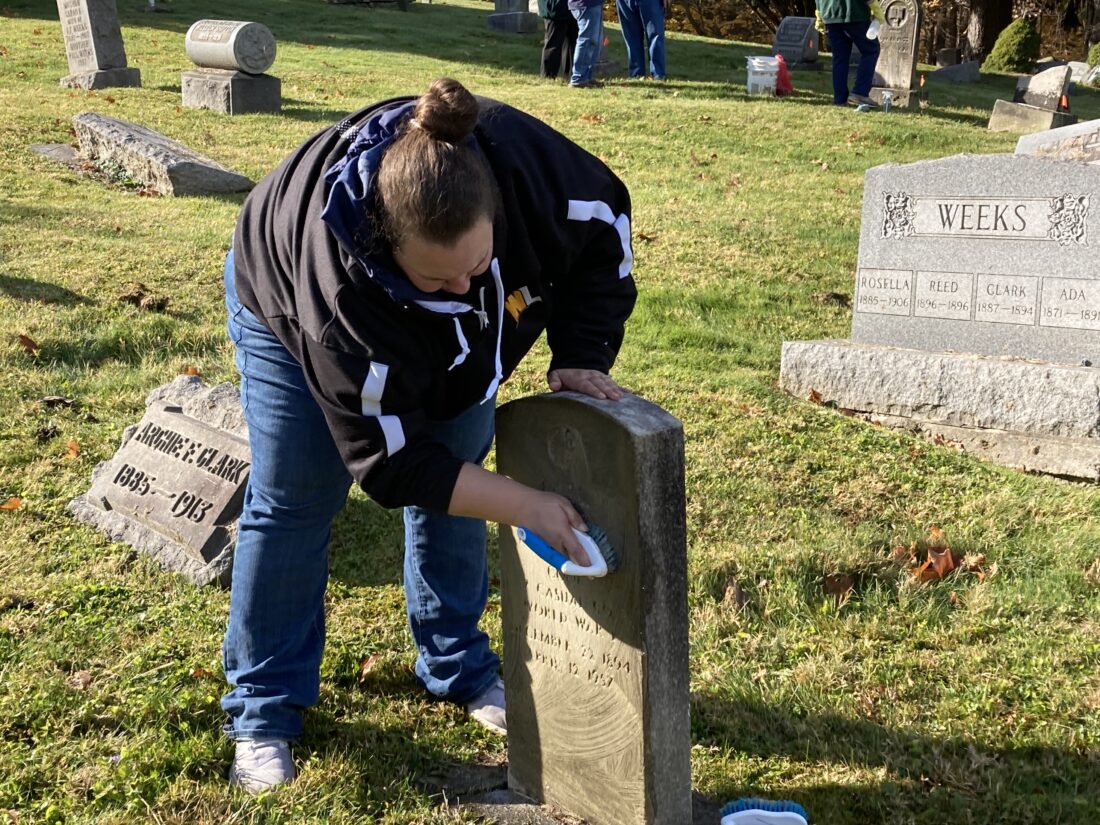 Volunteers Spend Their Sunday Sprucing Up Stone Church Cemetery | News ...
